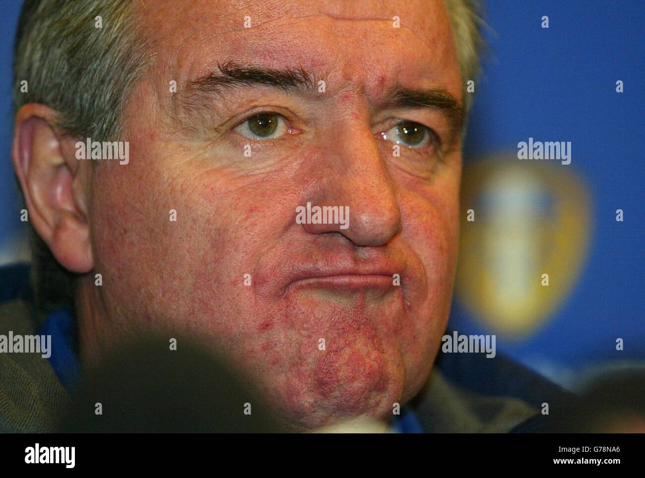Terry Venables - Press Conference Stock Photo - Alamy