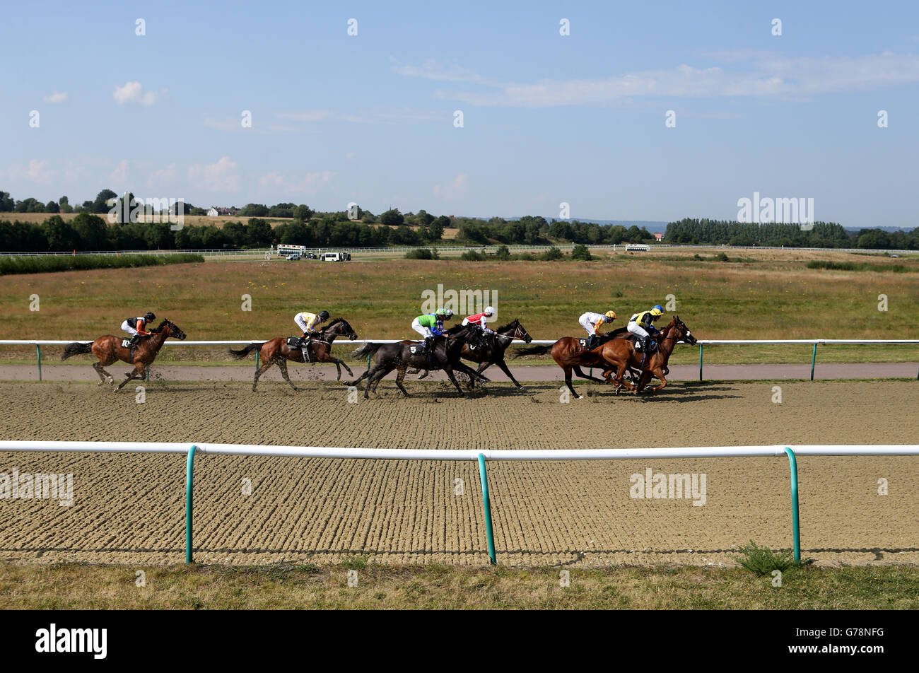 Horse Racing - Lingfield Park Racecourse Stock Photo - Alamy