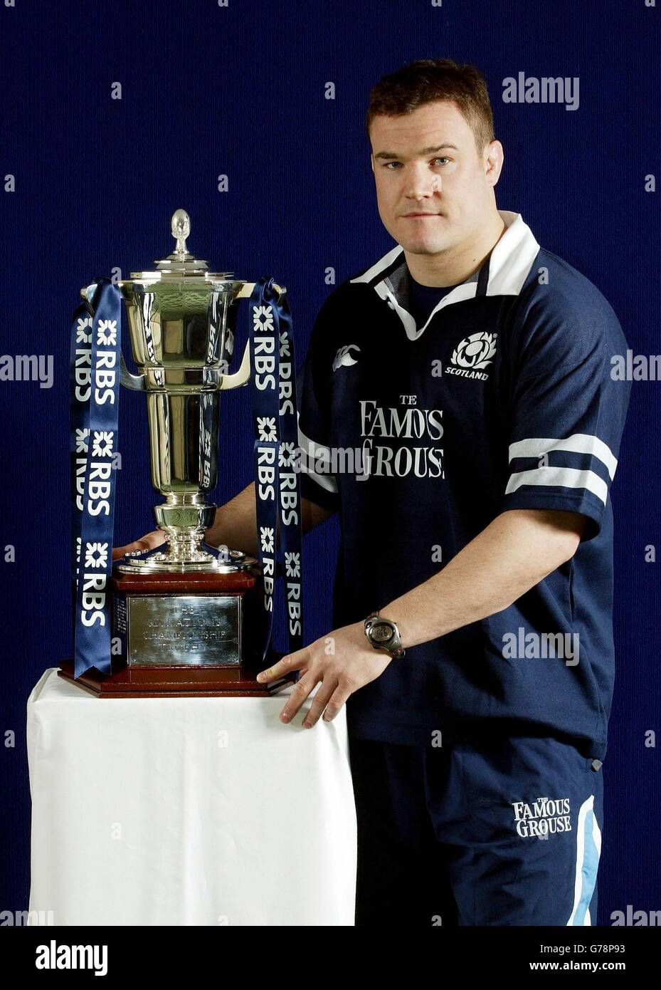Scotland's Gordon Bulloch at the launch of the RBS 6 Nations Tournament ...