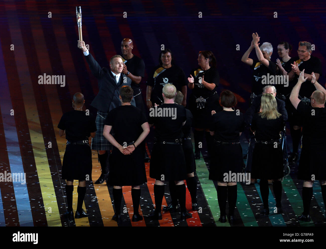 Commonwealth games baton opening hi-res stock photography and images ...