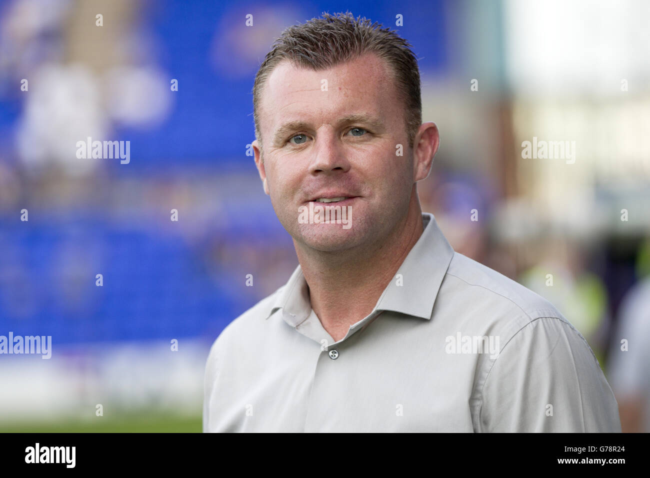 Graham stuart poses for a photo before the game hi-res stock ...