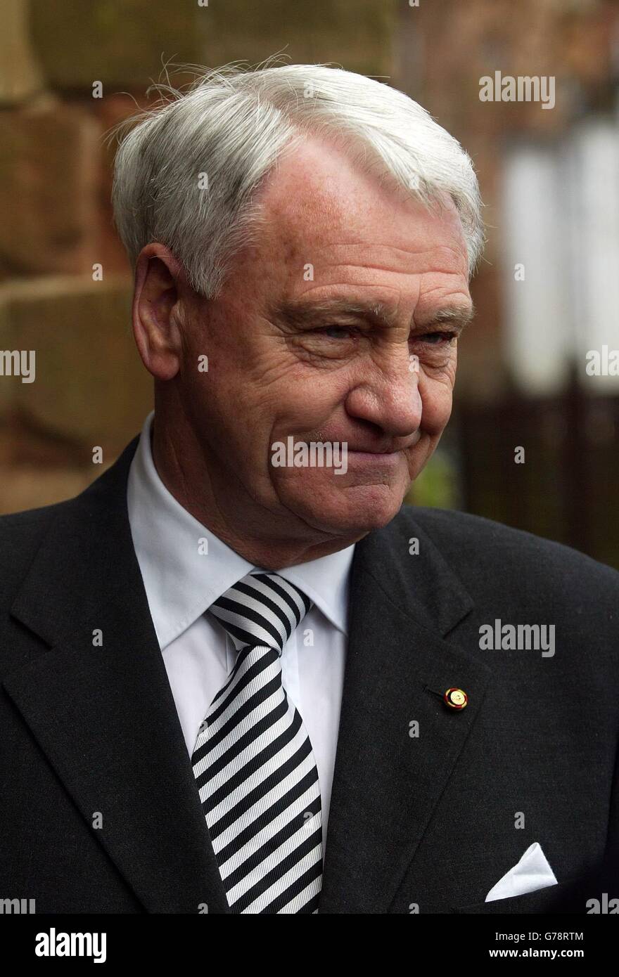 Newcastle United manager Sir Bobby Robson arrives for the memorial ...