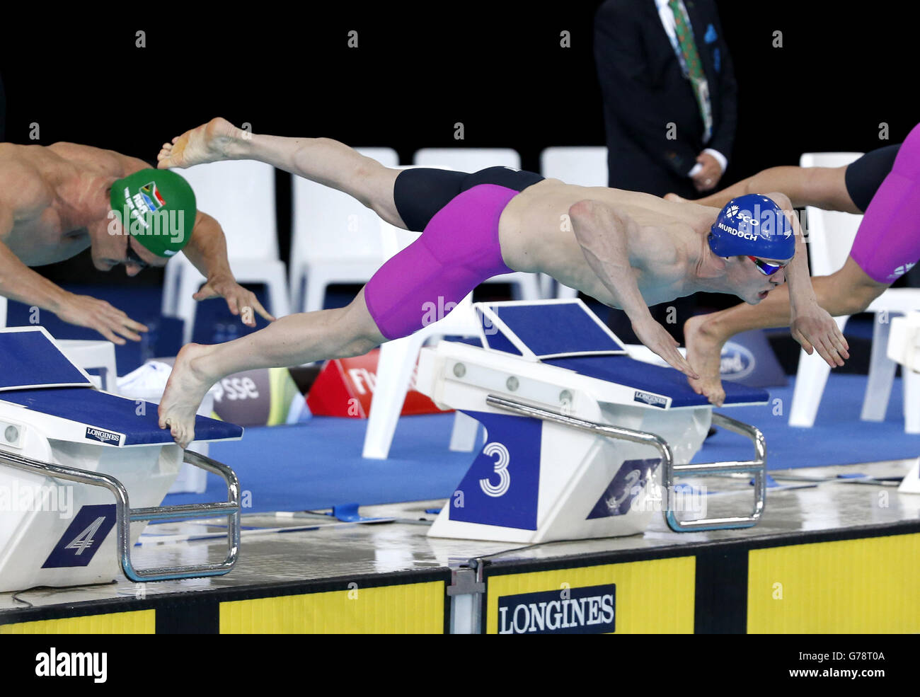 Full length swimming commonwealth swimming hi-res stock photography and ...