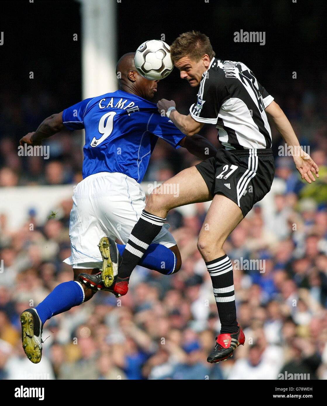 Sport football action jonathan woodgate hi-res stock photography and ...