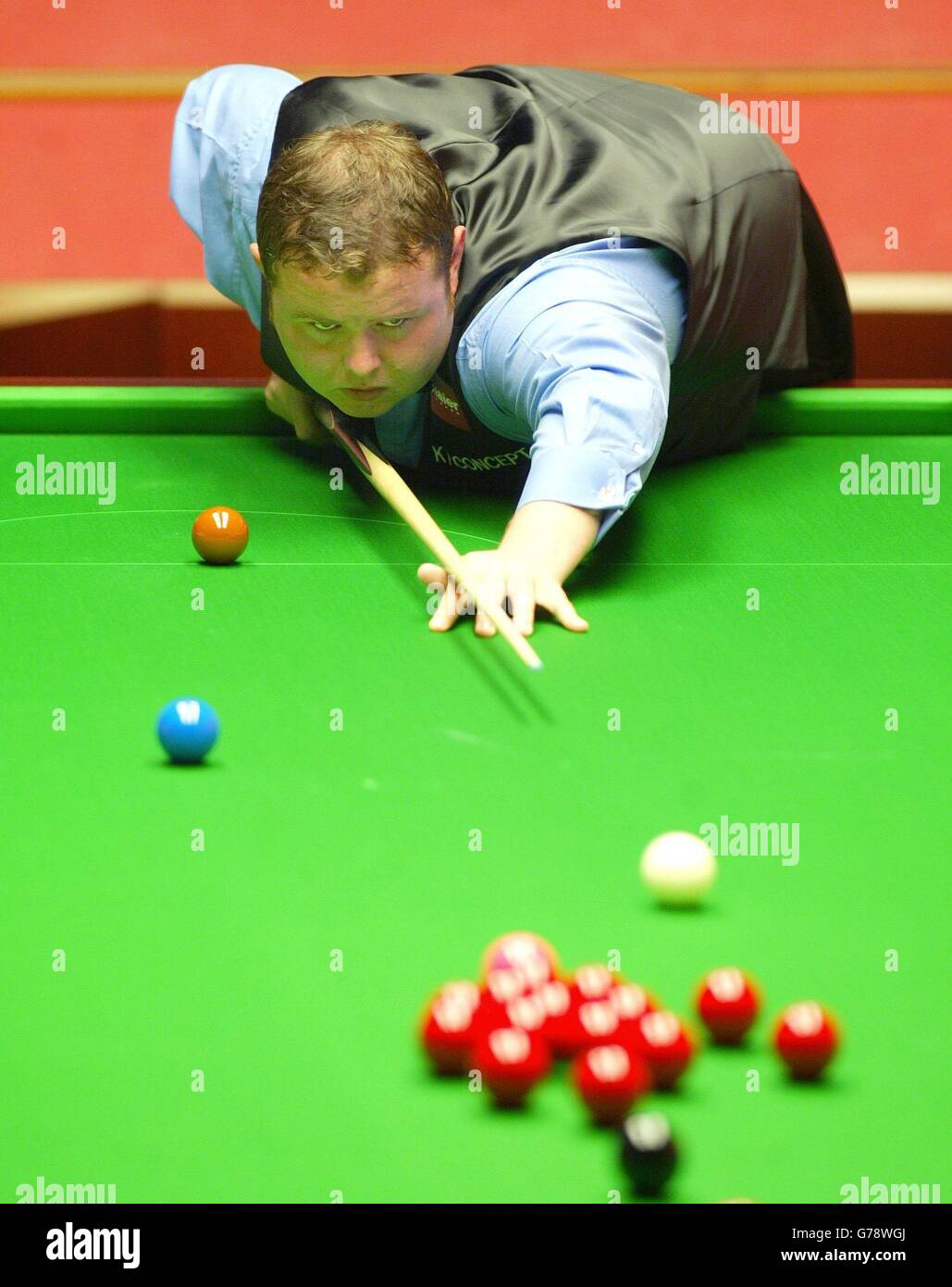 England's Stephen Lee in action during the Embassy World Snooker ...