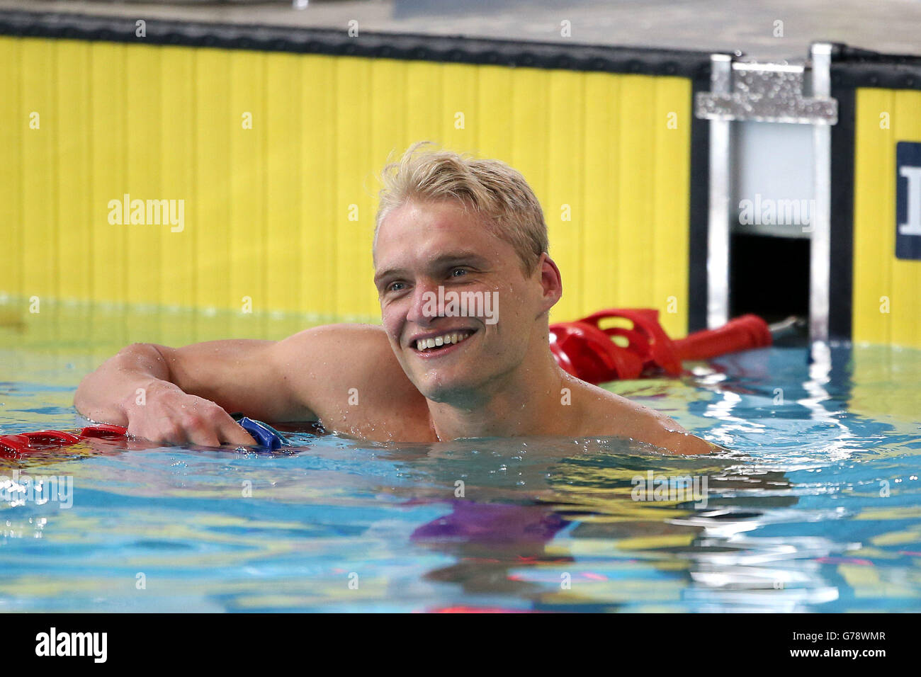 Scotland's Joe Welstead following the Men's 50m Breaststroke Final at ...