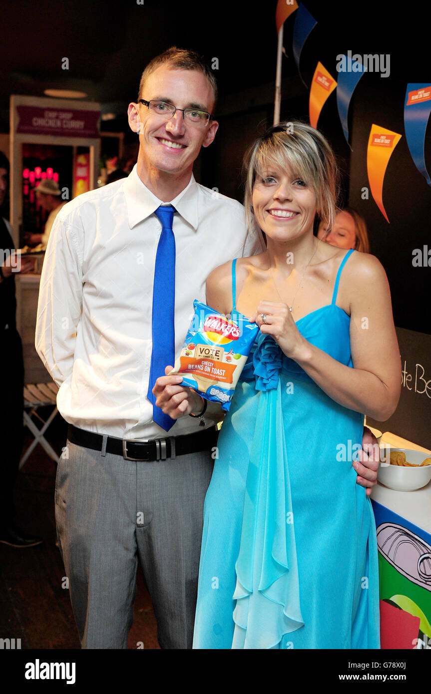 Emma Cooper who came up with the Cheesy Beans on Toast flavour ...