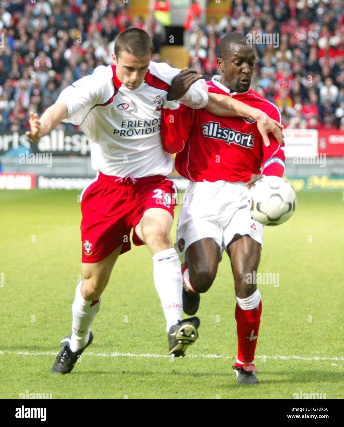 Charlton v Southampton Stock Photo - Alamy