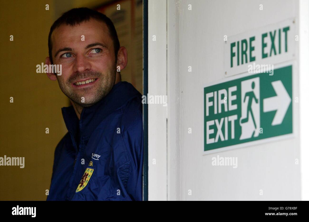 Scotland's Colin Cameron during a team training session at Greenock ...