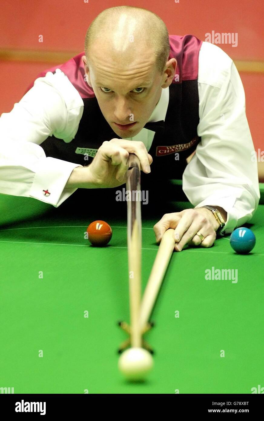 Embassy World Snooker Championships - Ebdon Stock Photo - Alamy