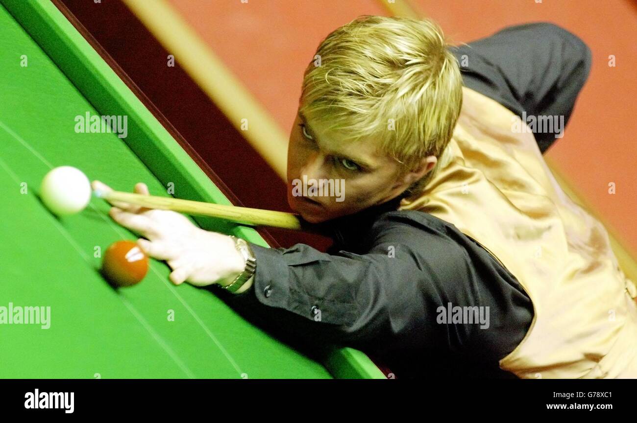 Embassy World Snooker Championships - Hunter Stock Photo - Alamy