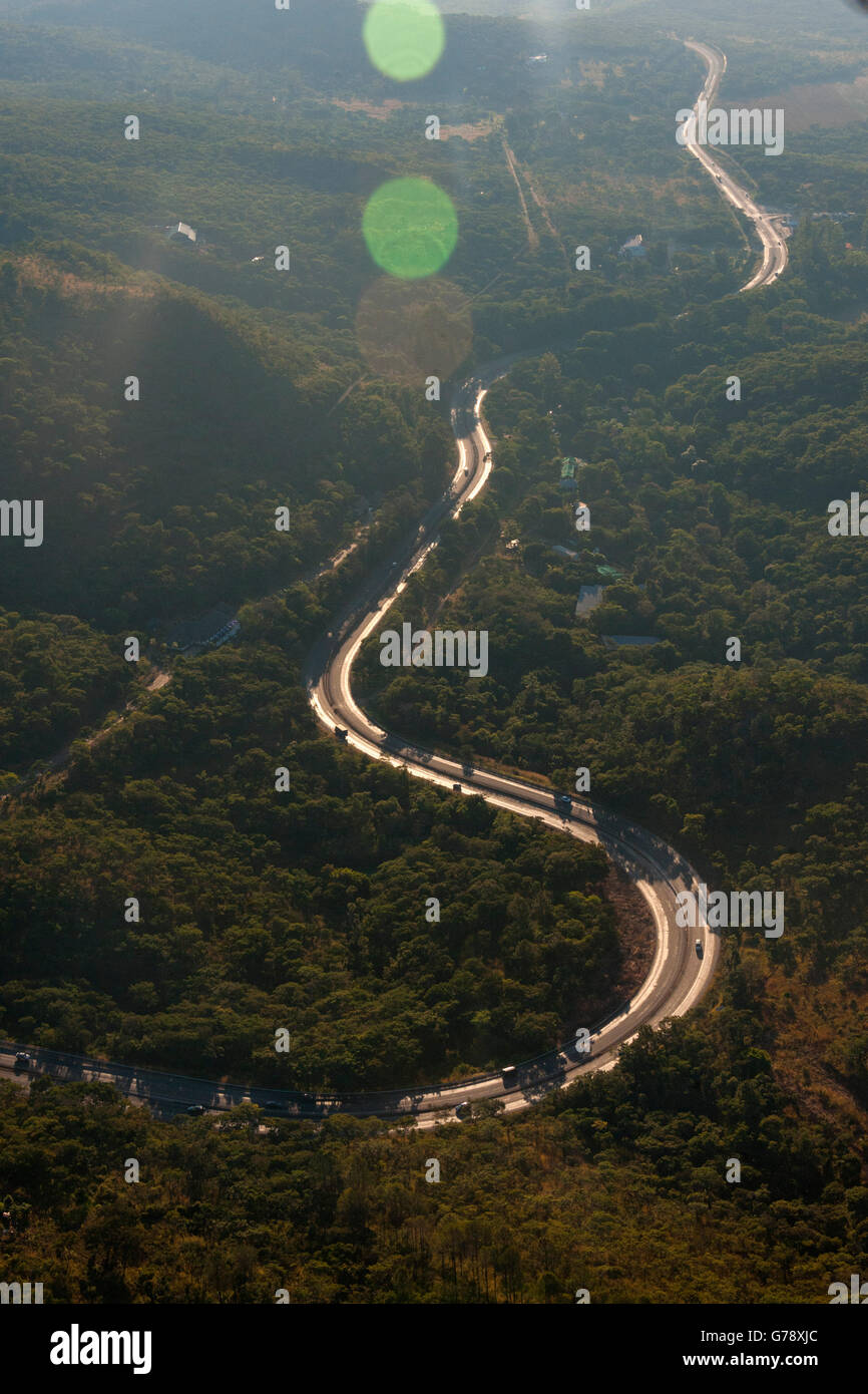Aerial landscape of Zimbabwe Stock Photo - Alamy