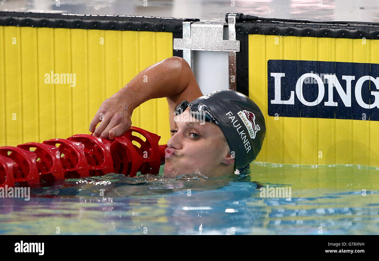 England's Ellie Faulker during the Women's 200m Freestyle Heat 3 at ...