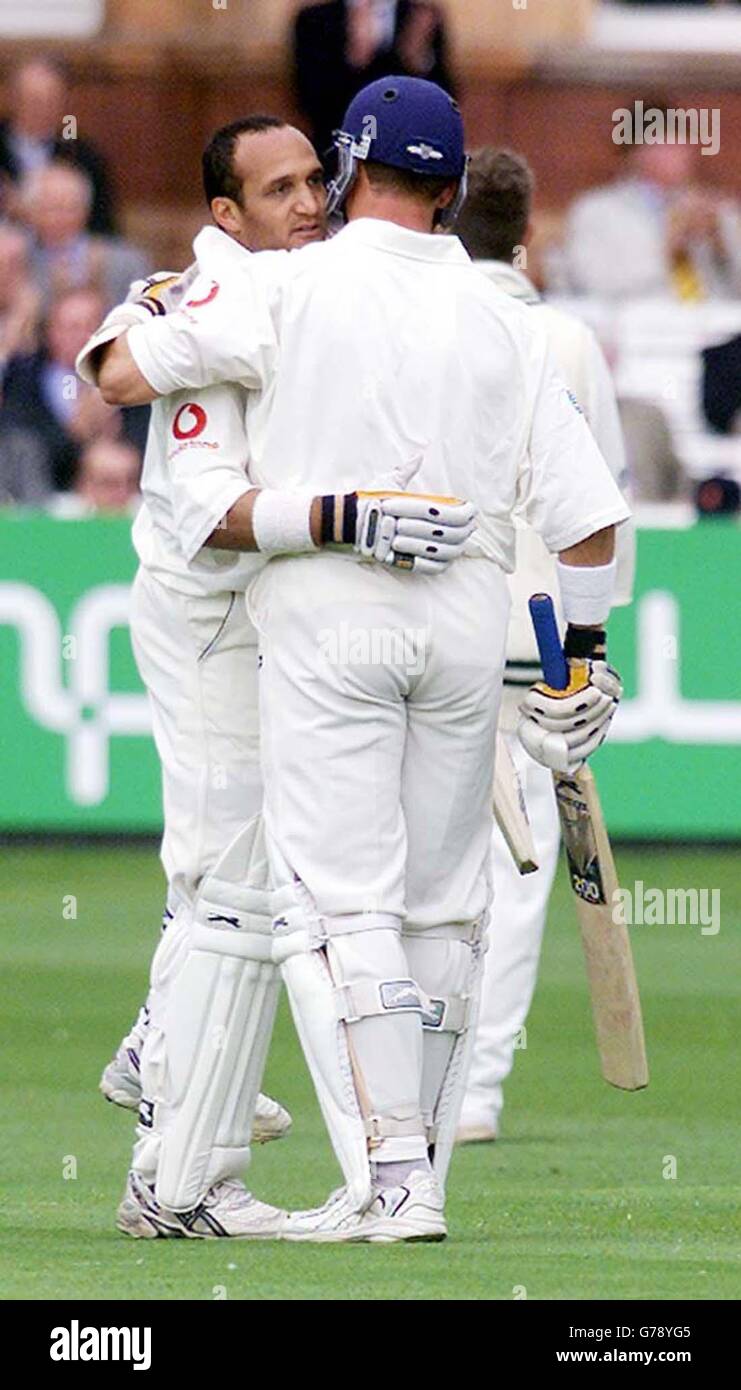 With team mate mark butcher hi-res stock photography and images - Alamy