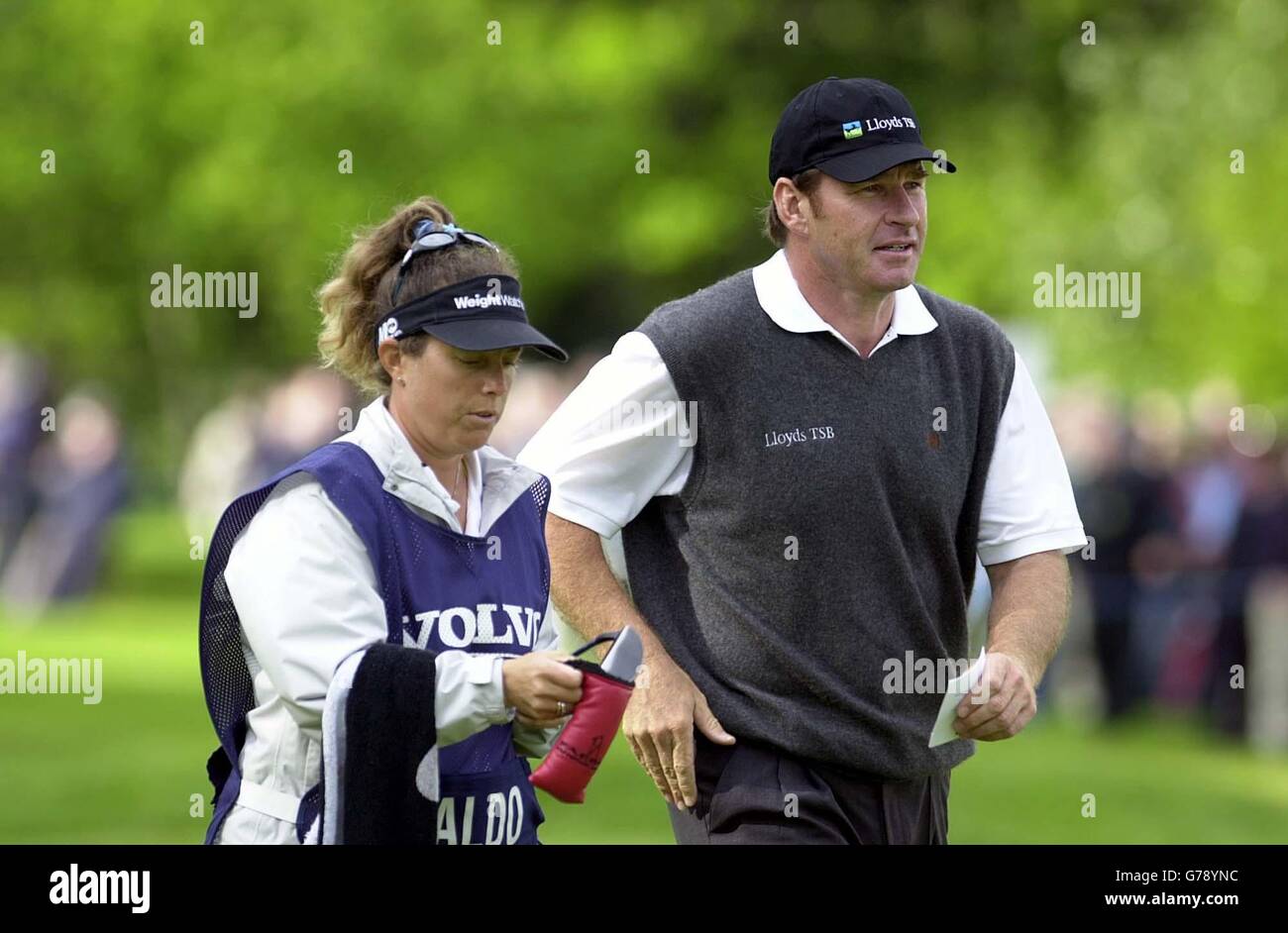 Nick faldo with caddie fanny hi-res stock photography and images - Alamy
