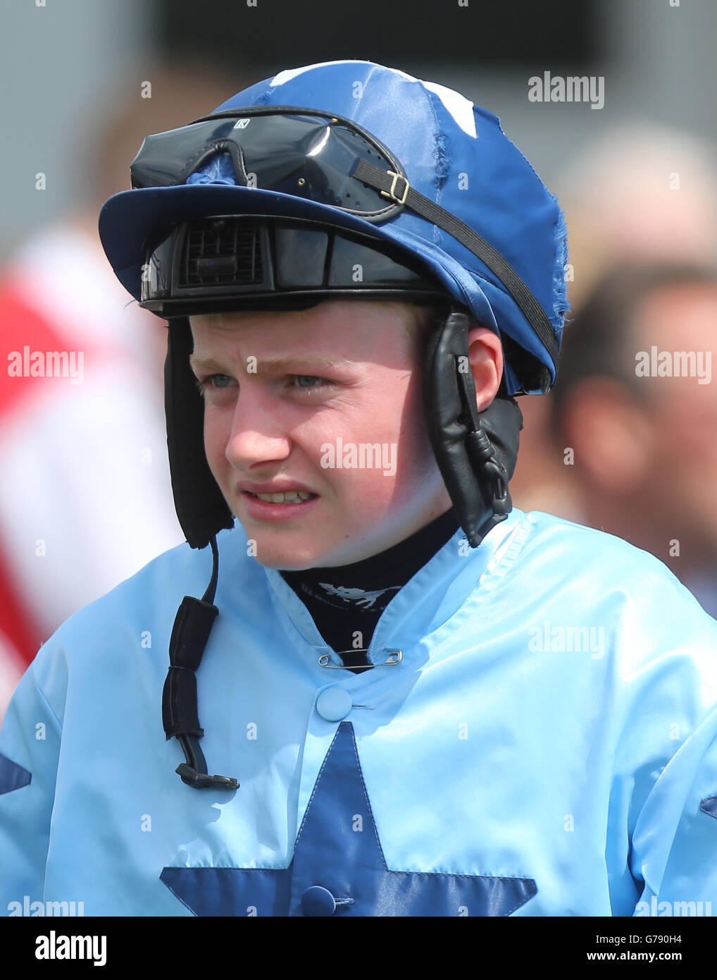 Jockey Connor King on day four of the Galway Festival at Galway ...