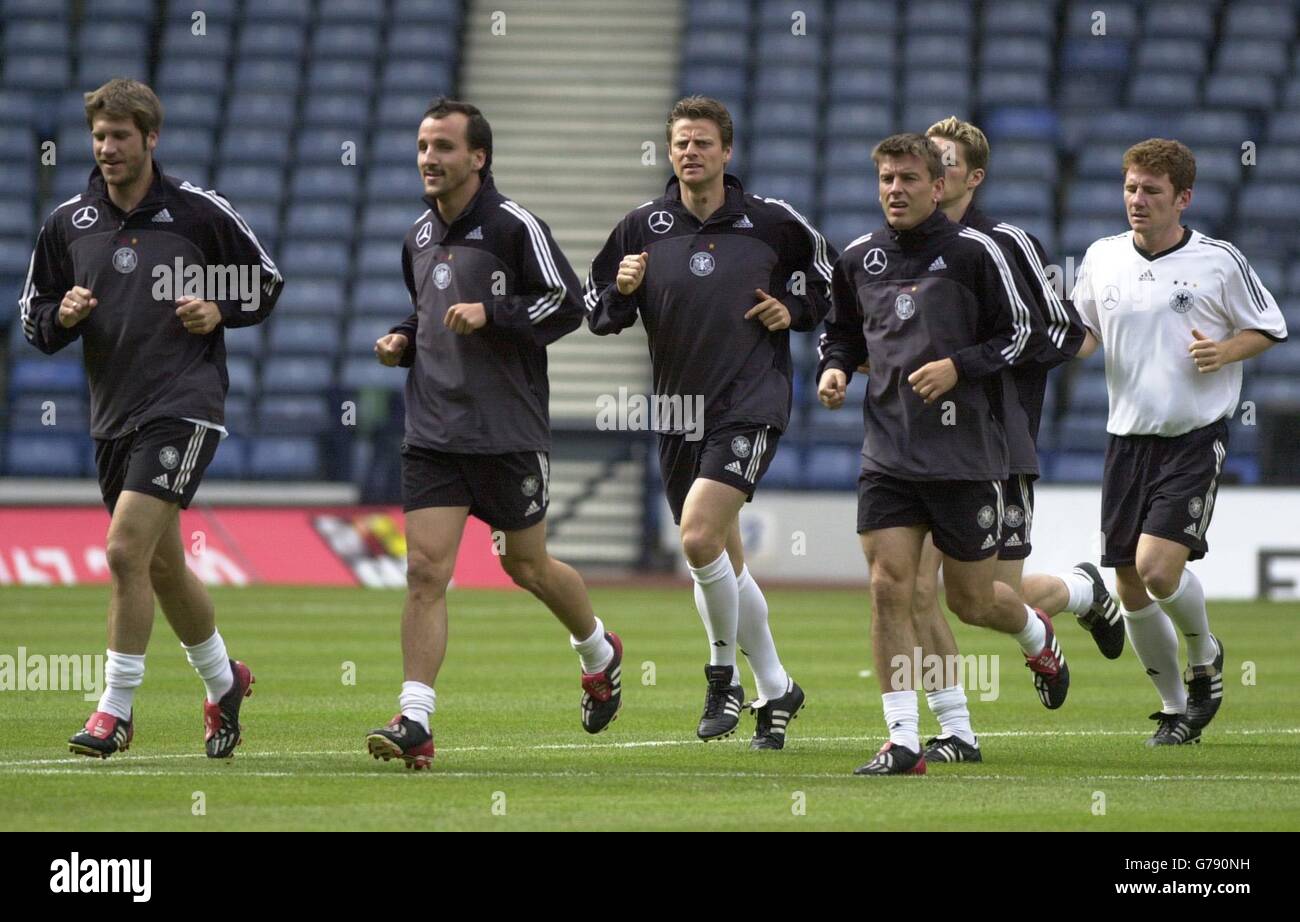 German Team Training Stock Photo - Alamy