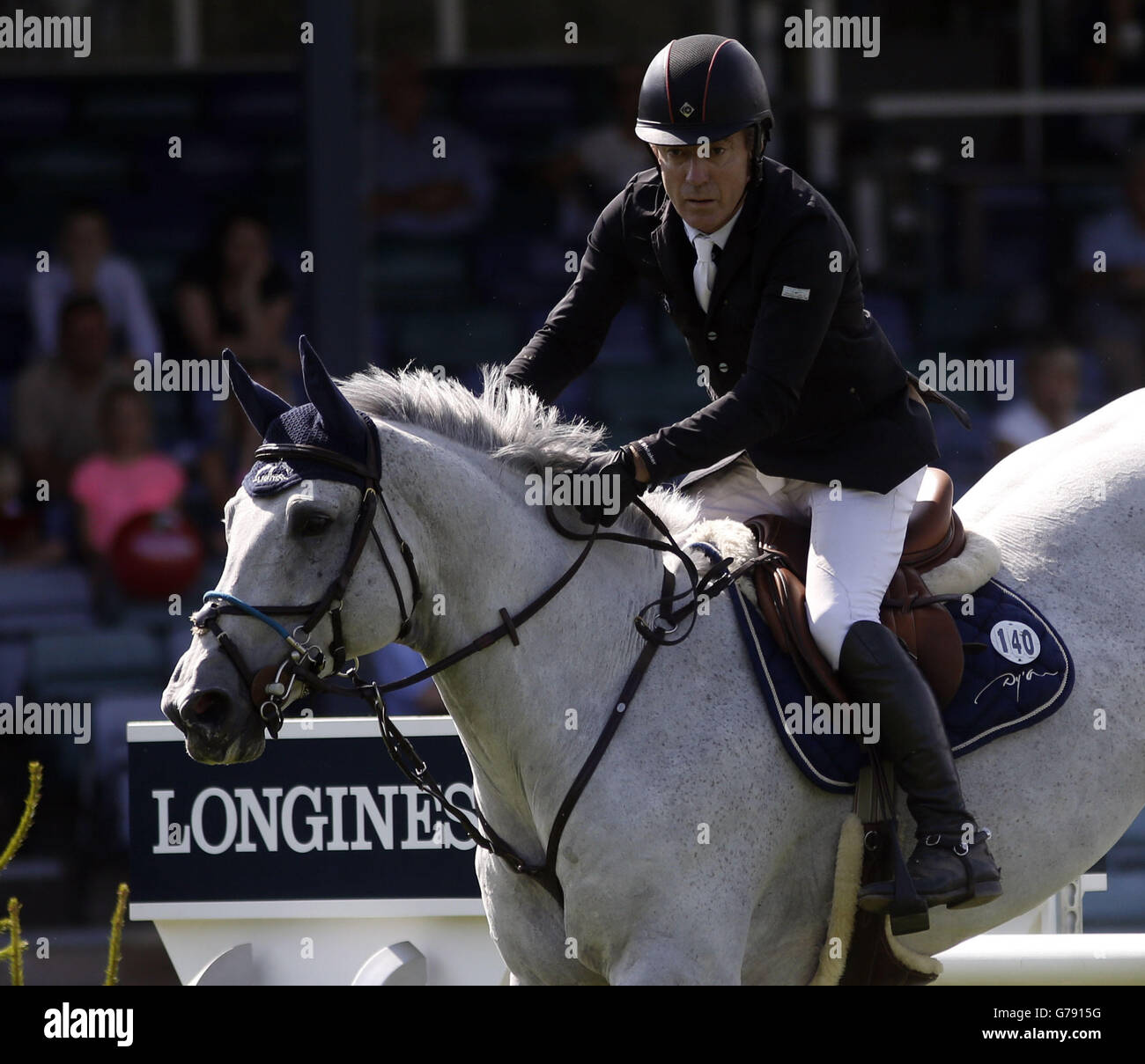 Great Britain's Michael Whitaker riding Valentin R competes in the Bunn ...