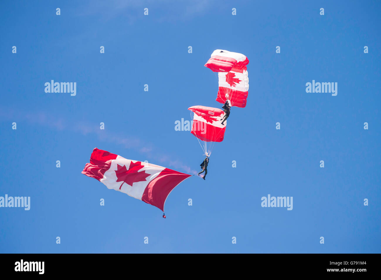 Canadian Armed Forces Parachute Team, the SkyHawks, Wings over ...