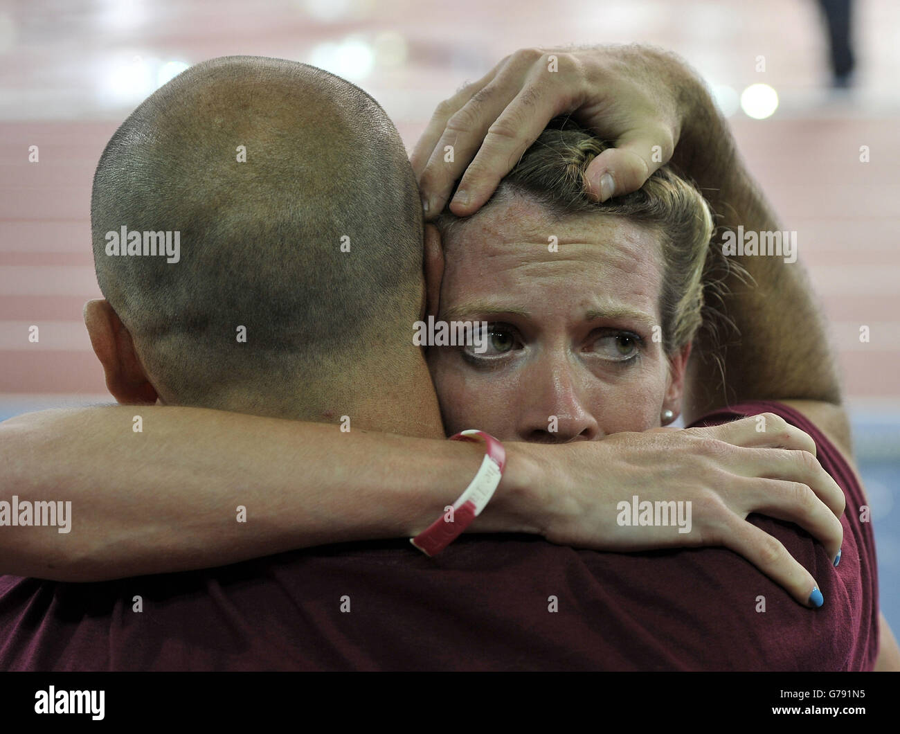Scotland's Eilidh Child celebrates finishing second in the Women's 400m ...