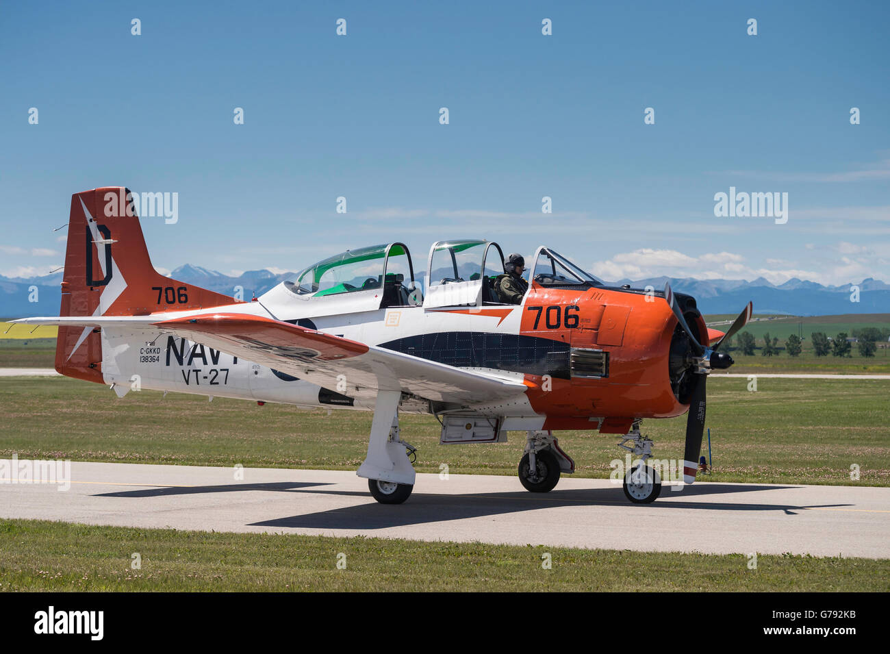 VT-27, T-28 Trojan, United States Navy, Wings over Springbank ...