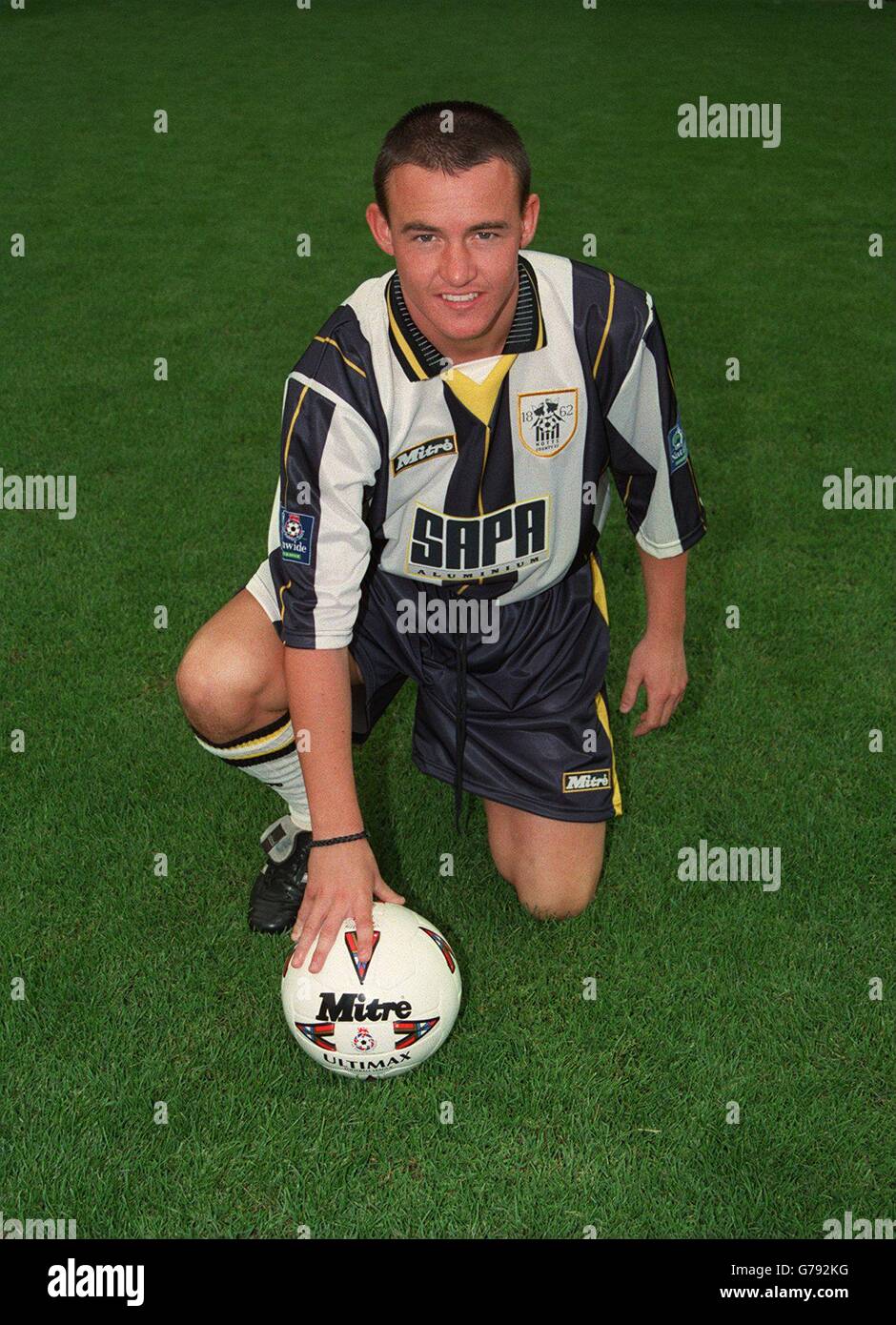 Soccer - Notts County - Photocall. Michael Simpson, Notts County Stock ...
