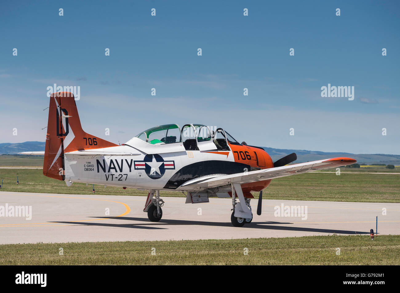 VT-27, T-28 Trojan, United States Navy, Wings over Springbank ...
