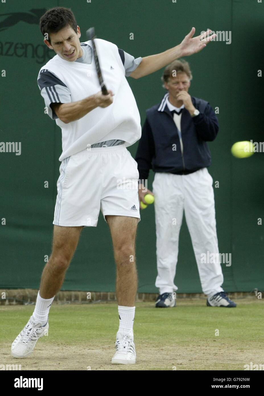 Tim henman training hi-res stock photography and images - Alamy