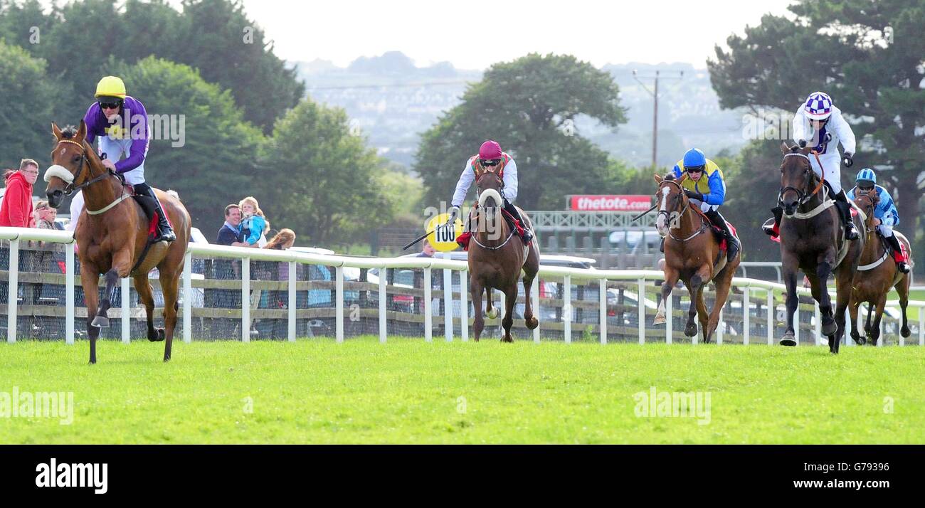 Windsor Park and jockey Robbie McNamara (left) win the concluding Fr ...