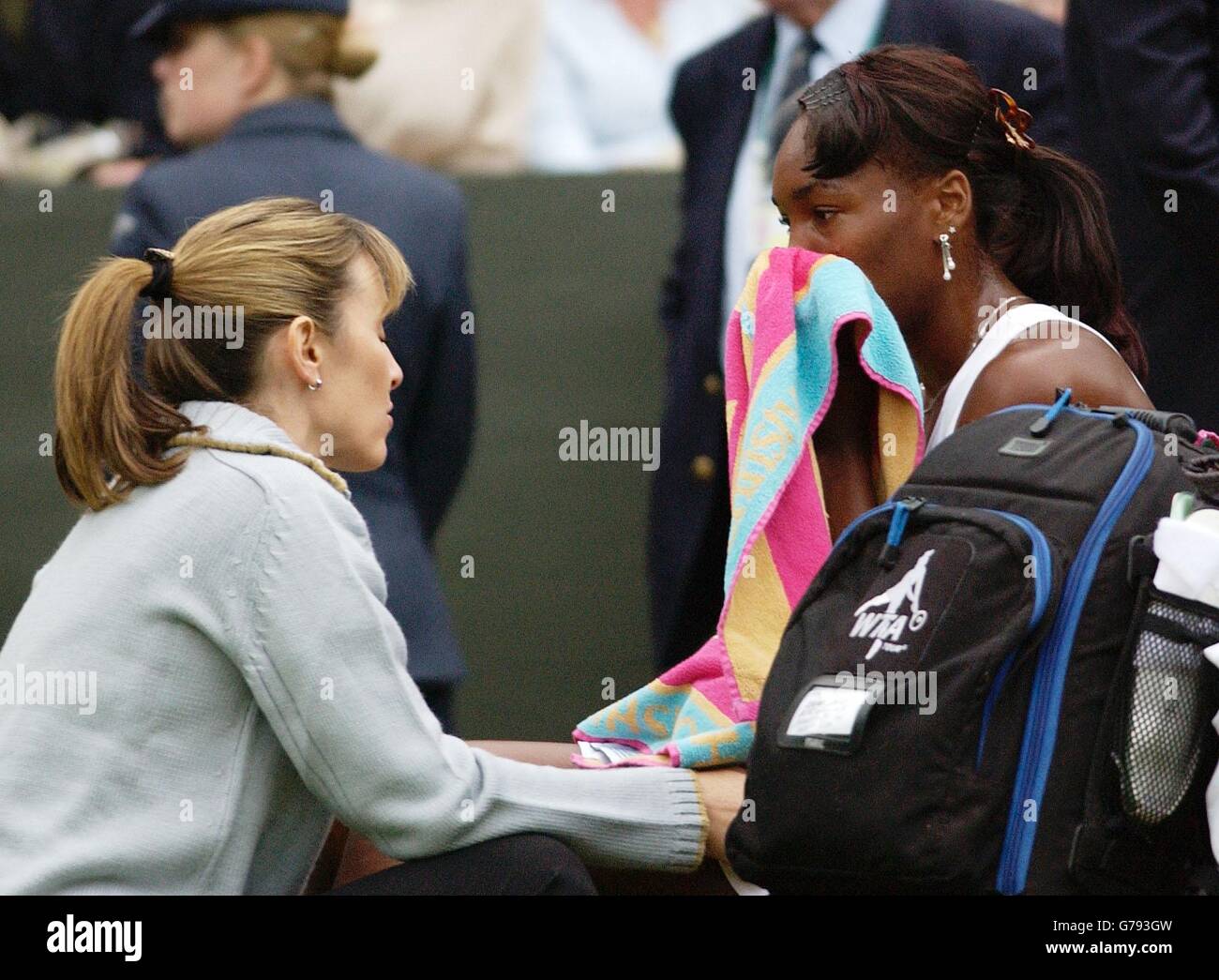 Venus williams injury hi-res stock photography and images - Alamy