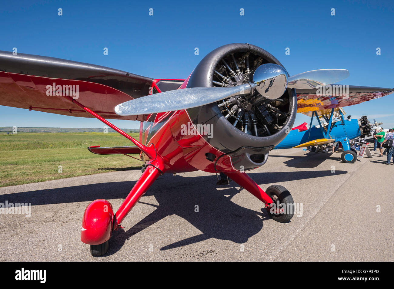 Big Red Stinson V-77 Reliant Gullwing, Wings over Springbank ...