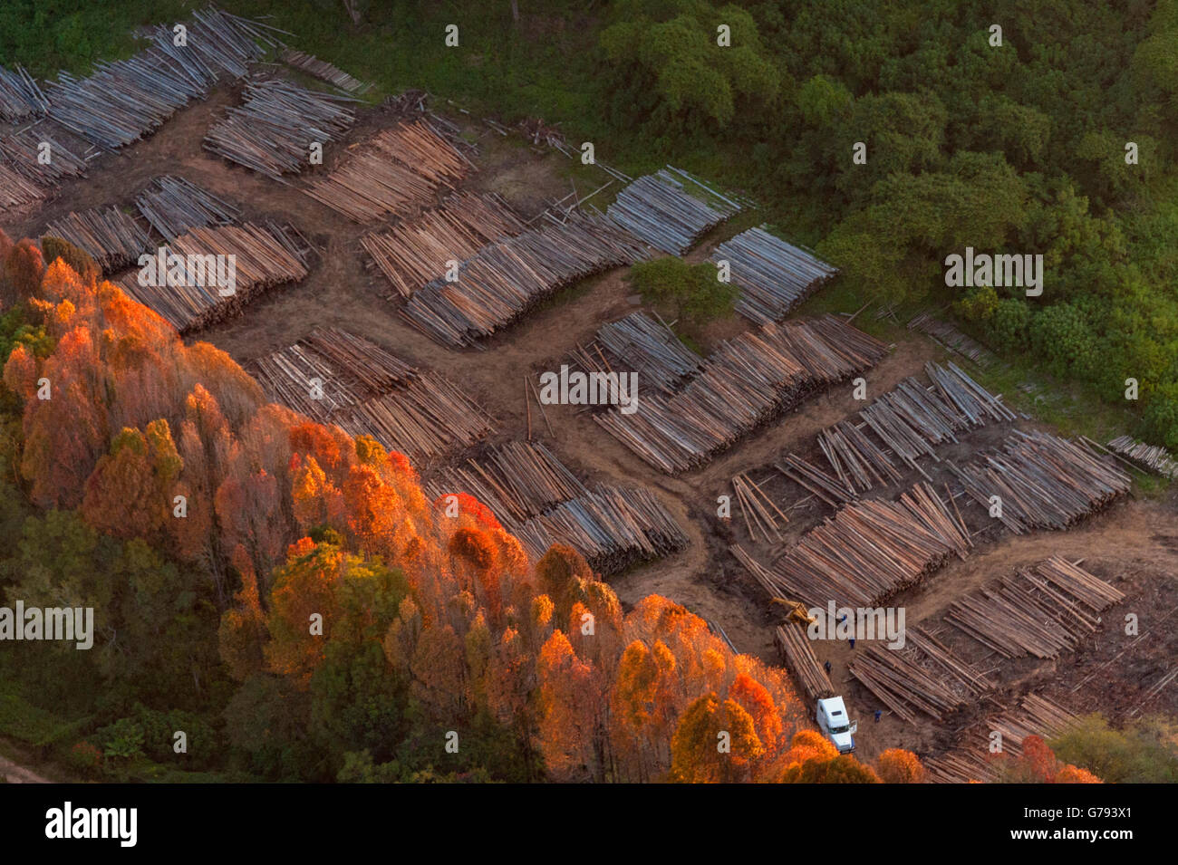 Aerial landscape of Zimbabwe Stock Photo - Alamy