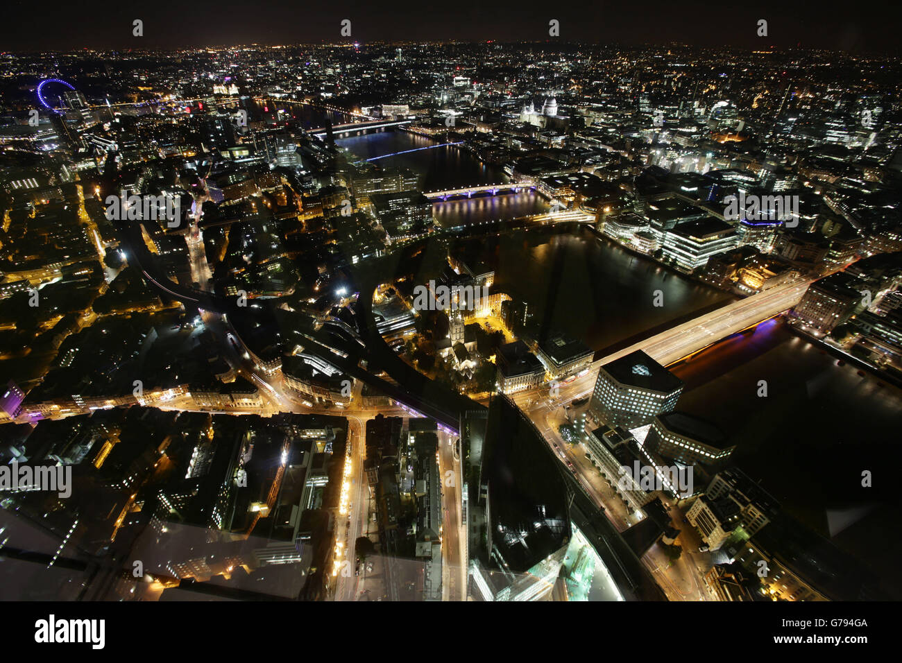 View From The Shard At Night