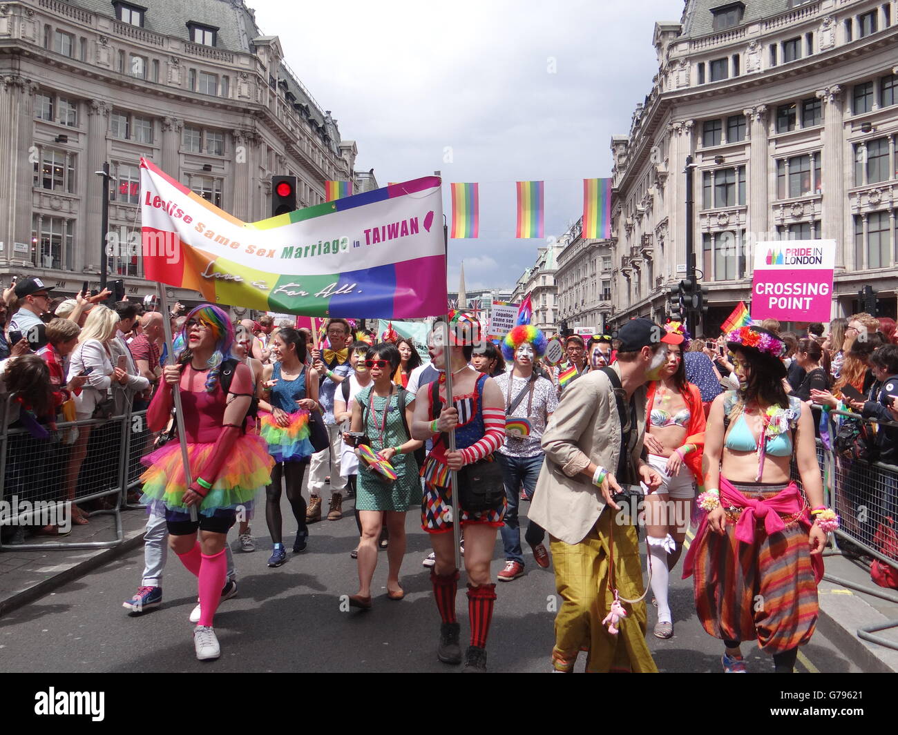 London, UK. 25th June, 2016. London Pride Parade on Oxford Circus, 25 ...