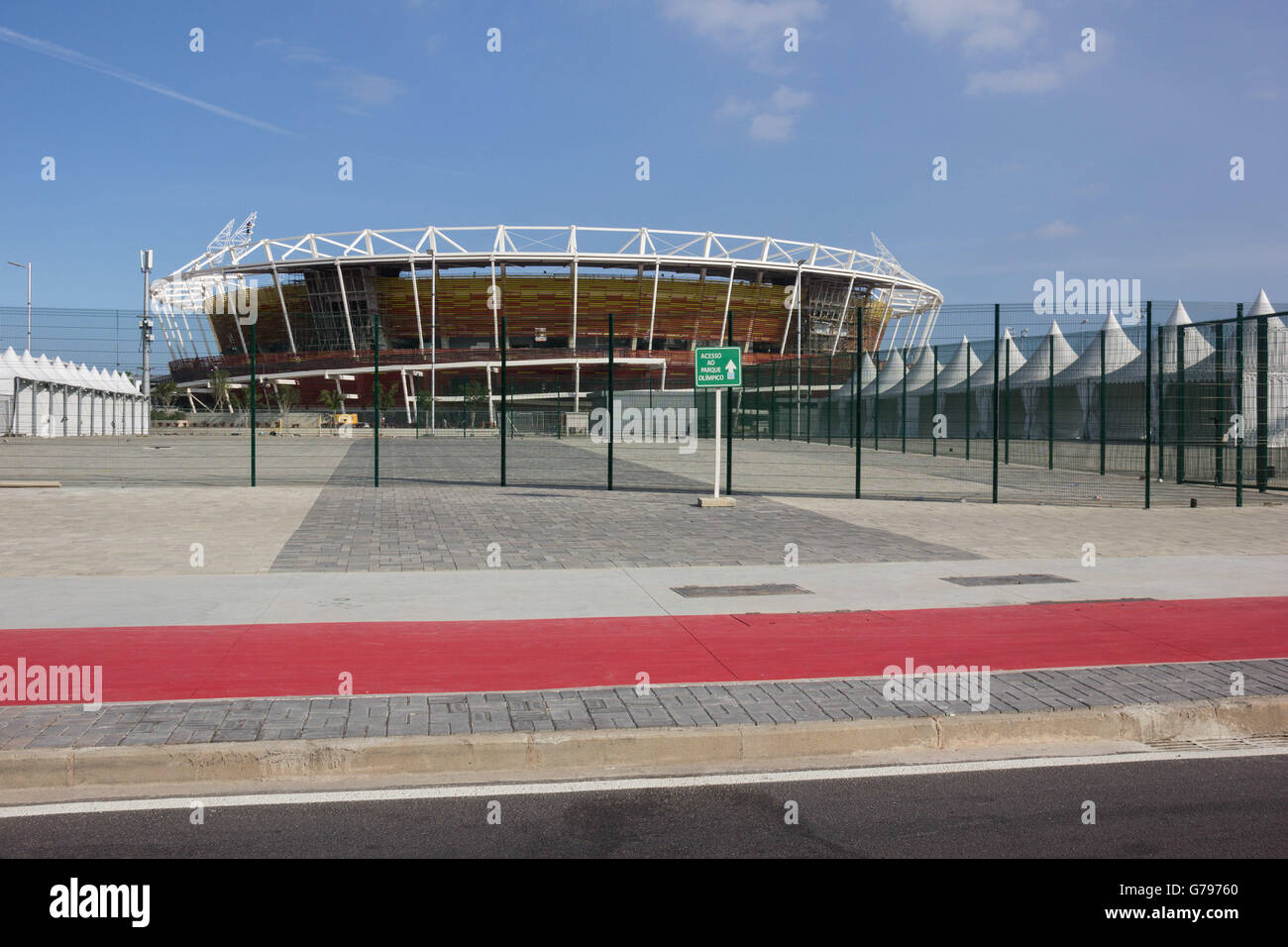 RIO DE JANEIRO, Brazil - 06/25/2016: OLYMPIC PARK AROUND RIO 2016 ...