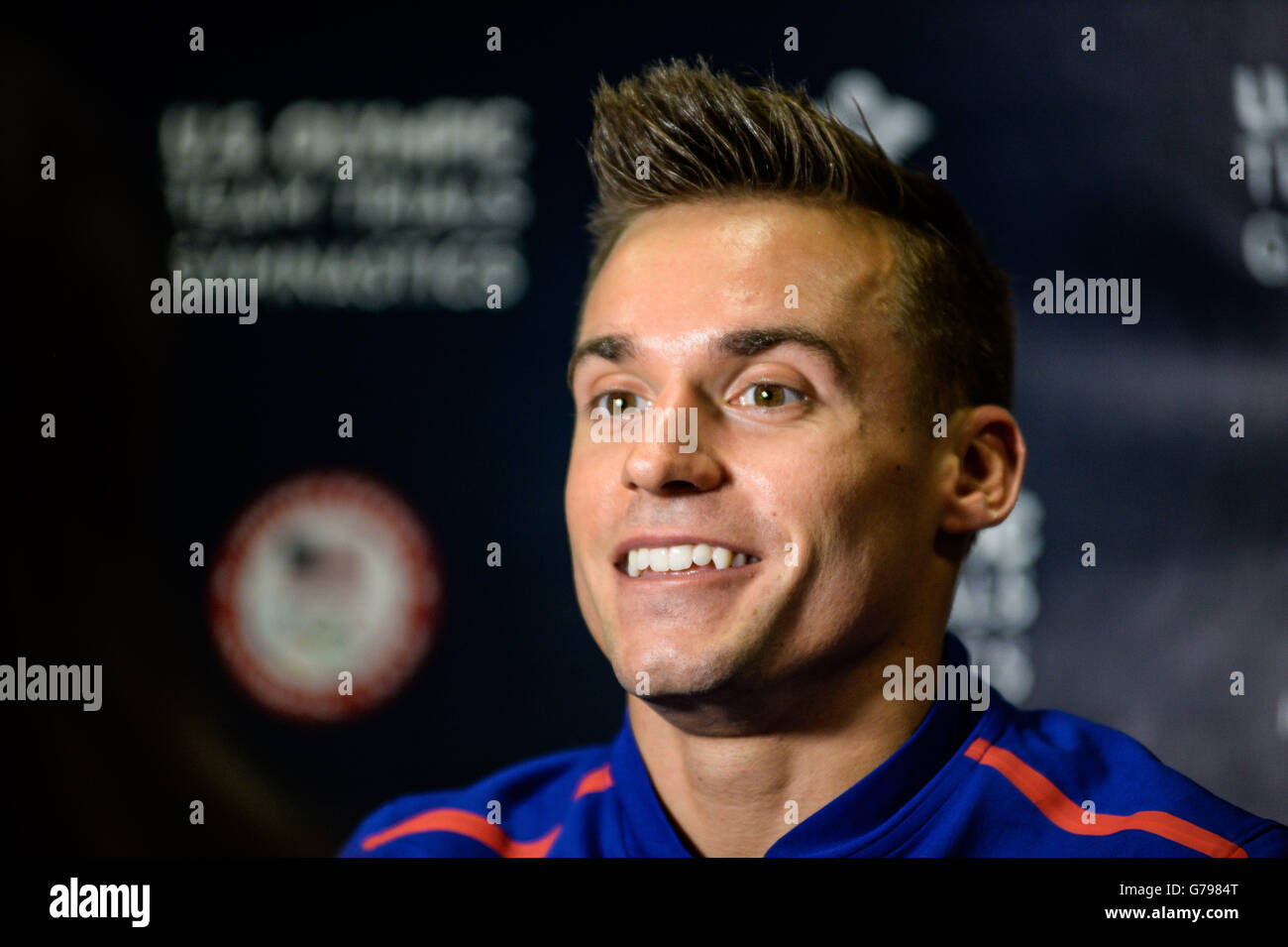 St. Louis, Missouri, USA. 25th June, 2016. SAM MIKULAK speaks to ...