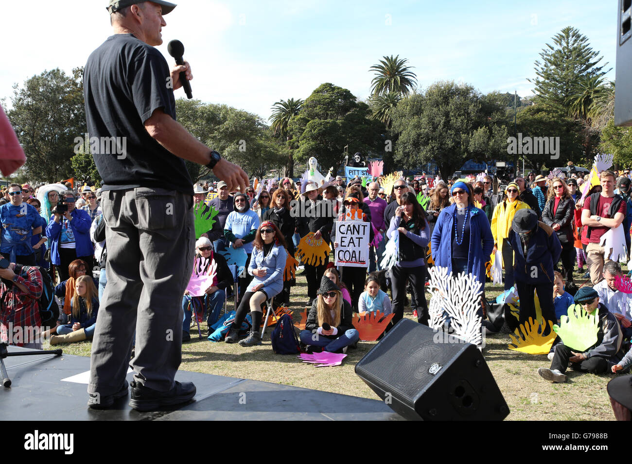Sydney, Australia. 26 June 2016. Rally for climate action in the ...