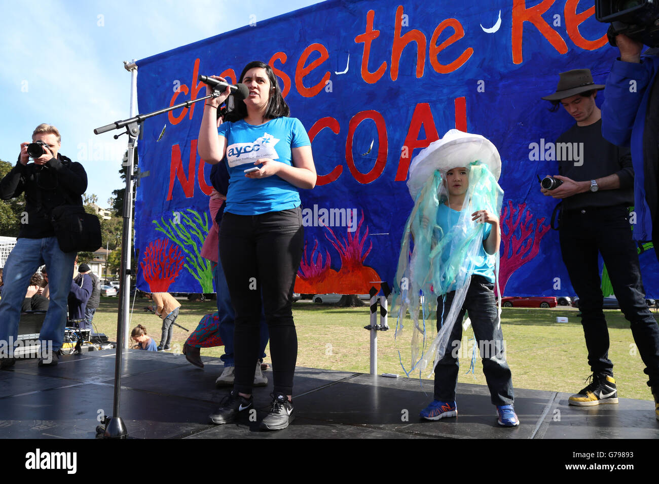 Sydney, Australia. 26 June 2016. Rally for climate action in the ...