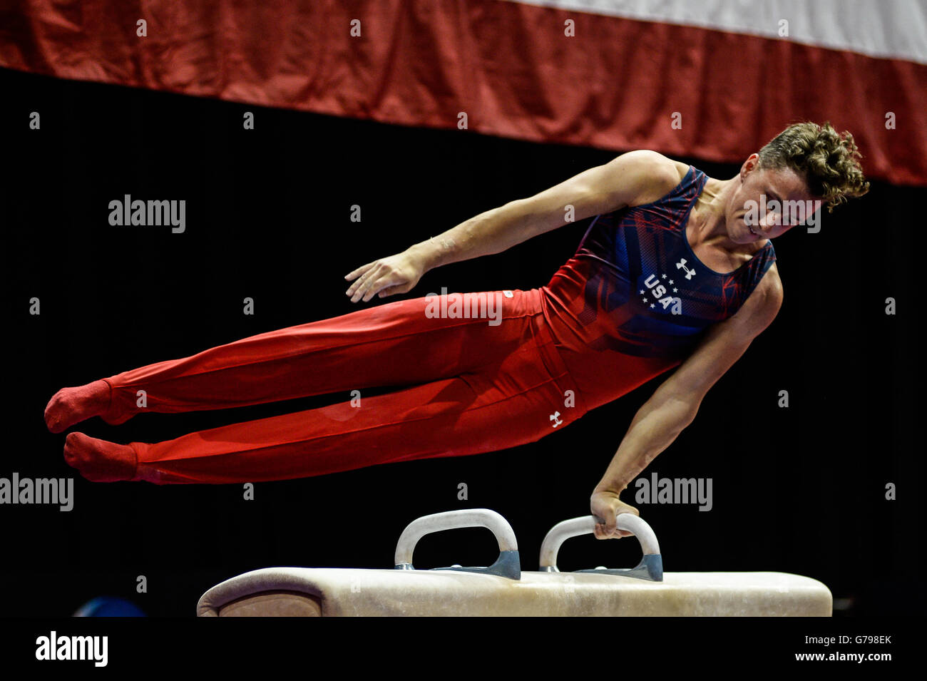 St. Louis, Missouri, USA. 25th June, 2016. EDDIE PENEV competes on the ...