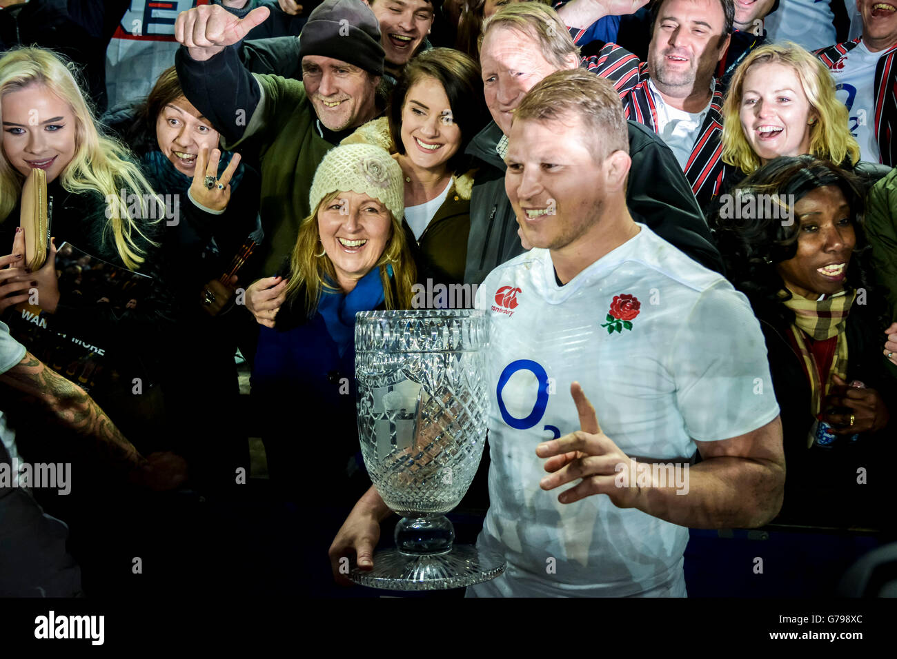 Sydney, Australia. 25 June, 2016. England rugby captain Dylan Hartley ...