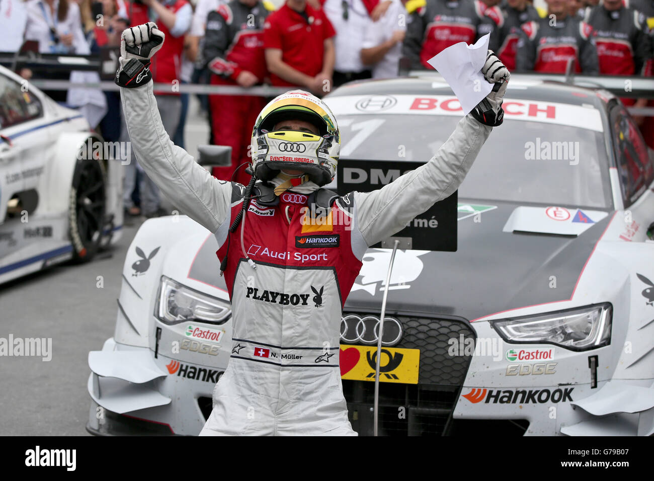 Nuremberg, Germany. 26th June, 2016. Swiss DTM racing driver Nico ...