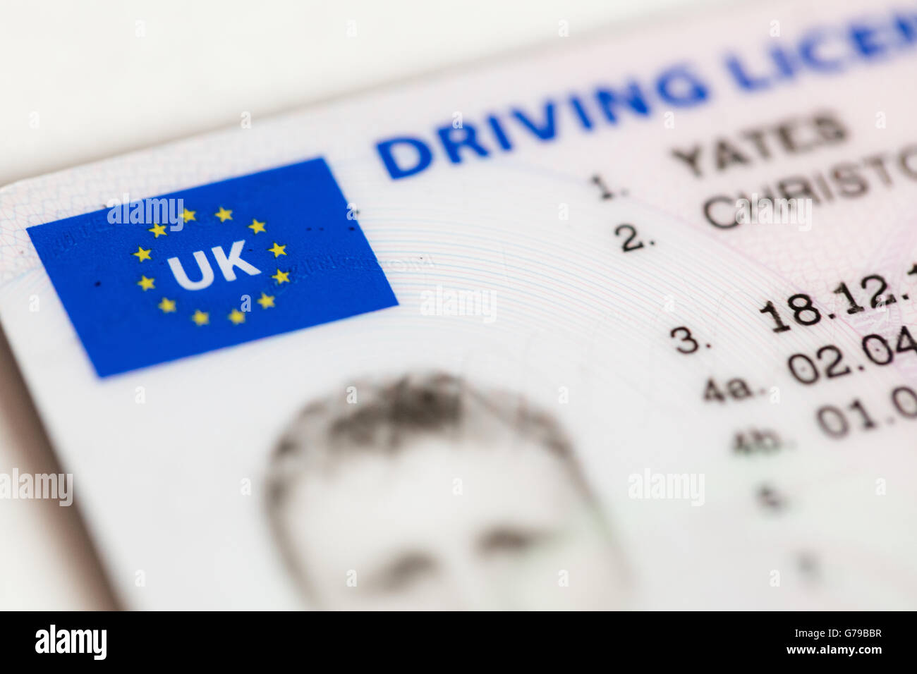 Eu driving licence hi-res stock photography and images - Alamy