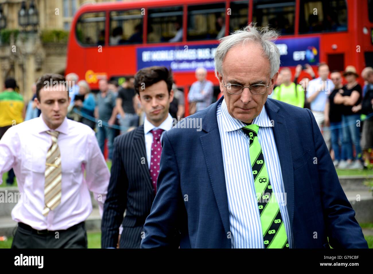 Conservative MP Peter Bone on College Green on the day after the EU ...