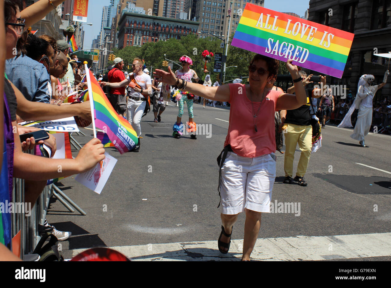 New York Gay Pride Parade 2016 Stock Photo - Alamy