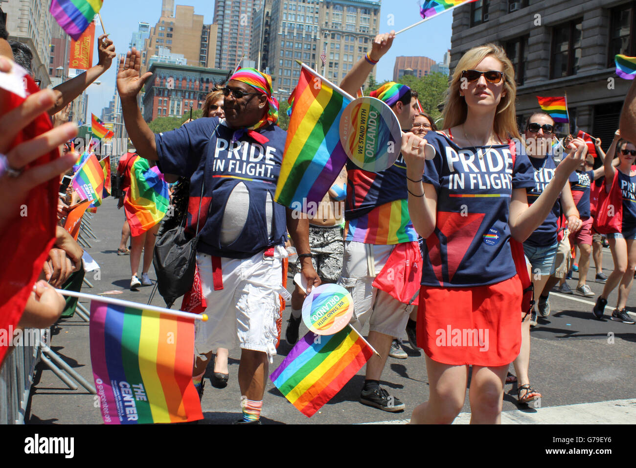 New York Gay Pride Parade 2016 Stock Photo - Alamy