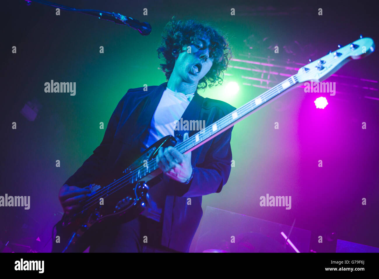 Manchester, UK. 26th June, 2016. French electronic band, M83 (Anthony ...