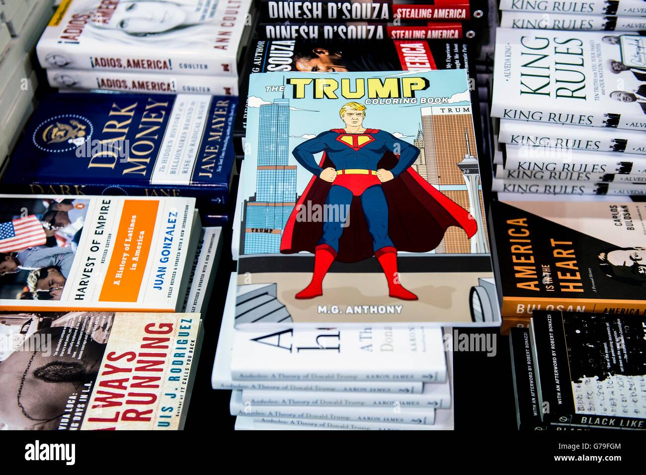 Pasadena, California, USA. 26th June, 2016. A Donald Trump coloring ...