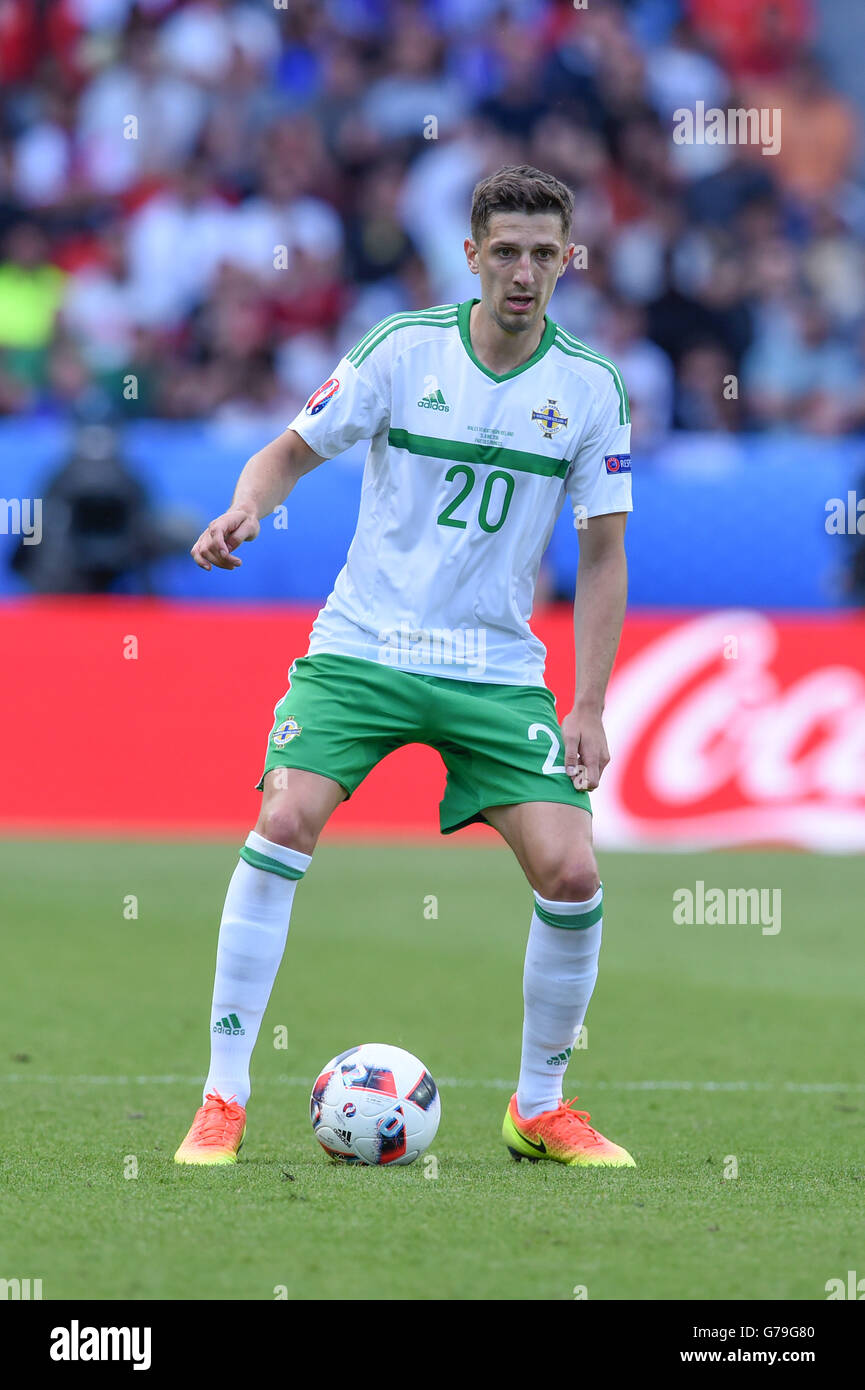 Kyle Lafferty (Northern Ireland) ; June 25, 2016- Football : Uefa Euro ...