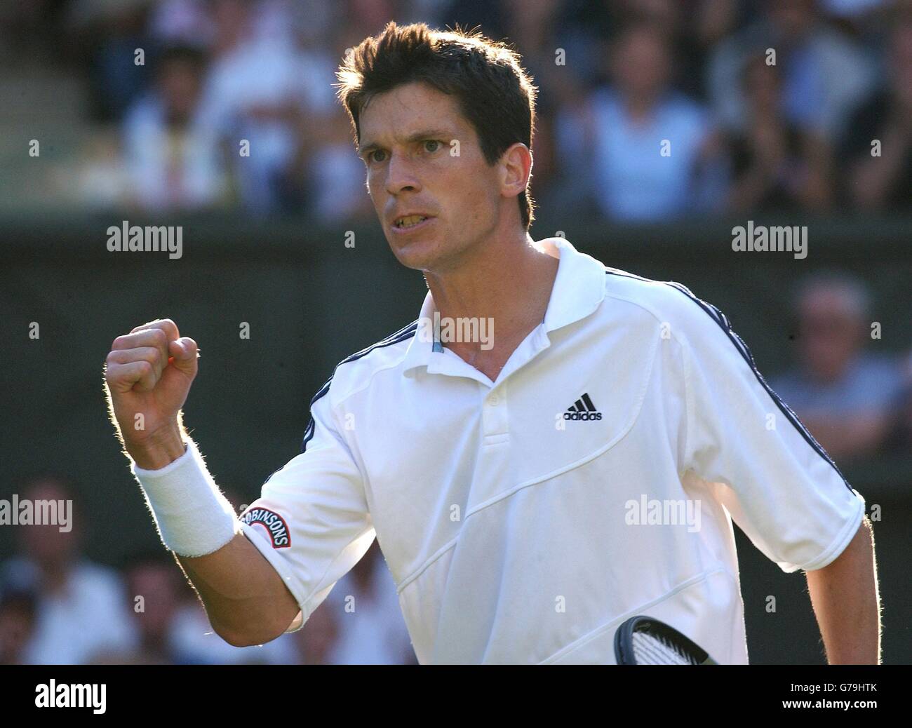 Wimbledon Henman v Soderling Stock Photo - Alamy