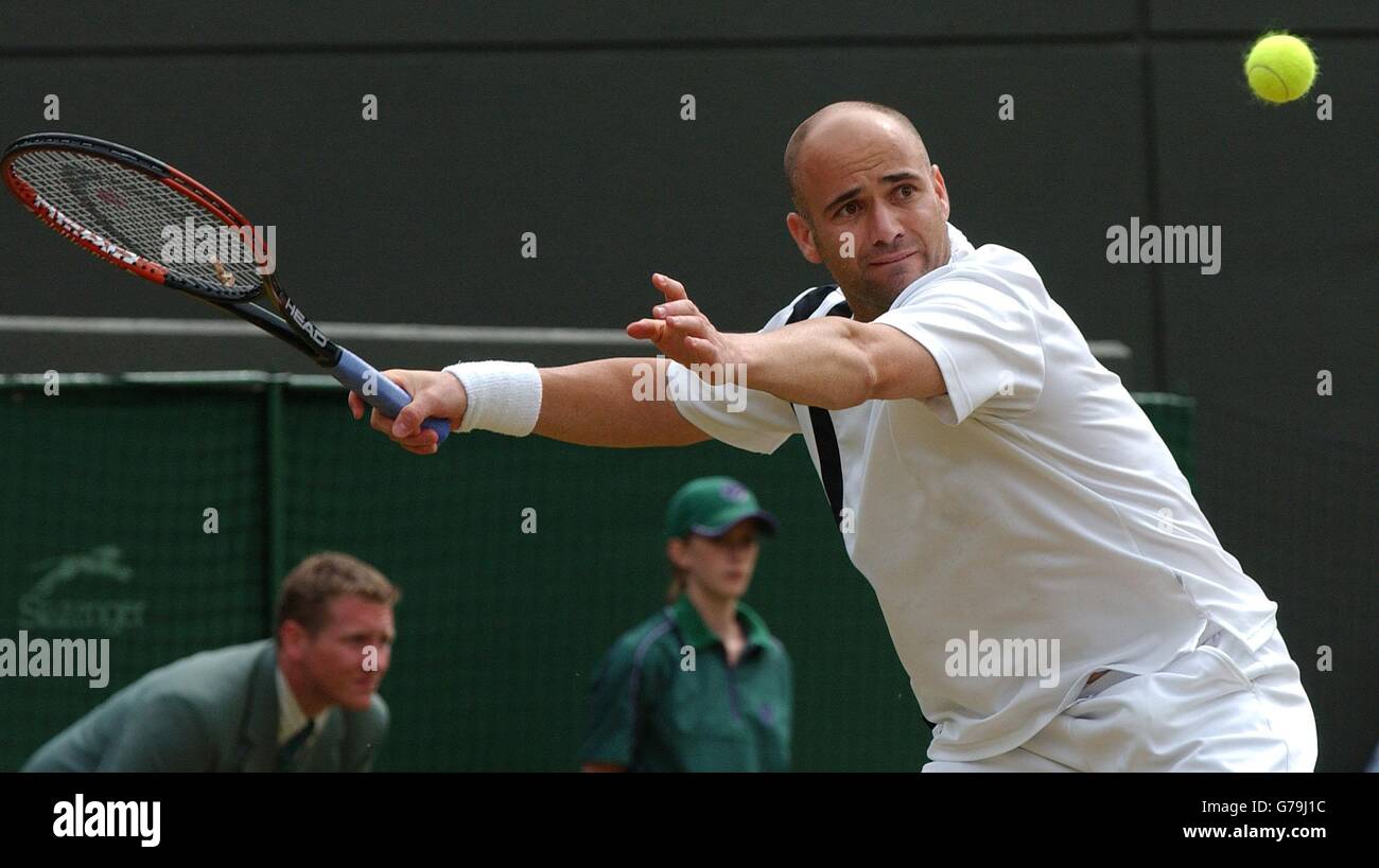 Andre Agassi V Mark Philippoussis High Resolution Stock Photography and ...